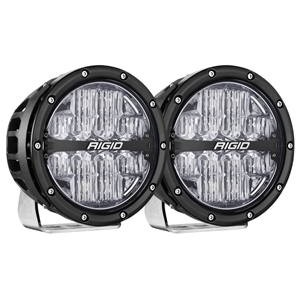 360-Series 6 Inch Off-Road Lamp Drive Beam RGBW Backlight Set of 2 ...