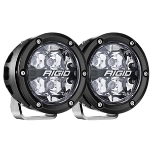 360-Series 4 Inch Off-Road Lamp Spot Beam RGBW Backlight Set of 2 Rigid ...