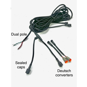 BMC Lights UNIVERSAL DUAL POLE UP-FITTER WIRE HARNESS - FORD / GM / RAM ...